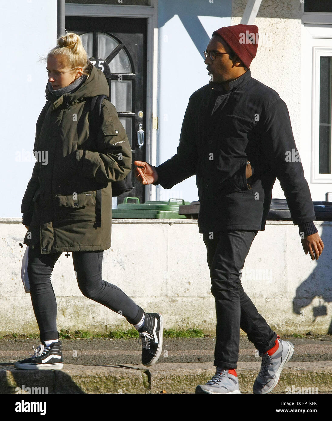 The cast of 'Eastenders' are seen outside Elstree Studios in ...