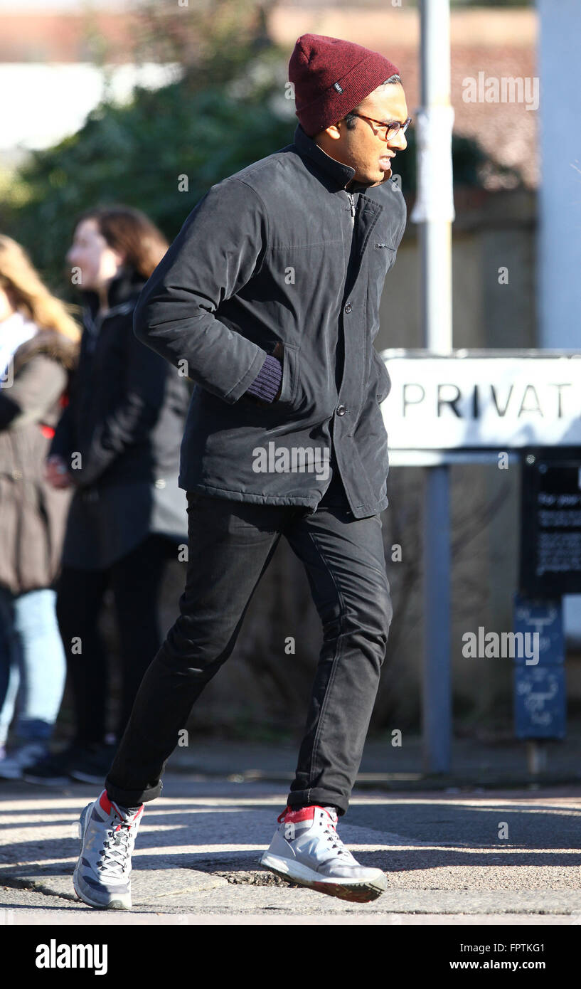 The cast of 'Eastenders' are seen outside Elstree Studios in ...