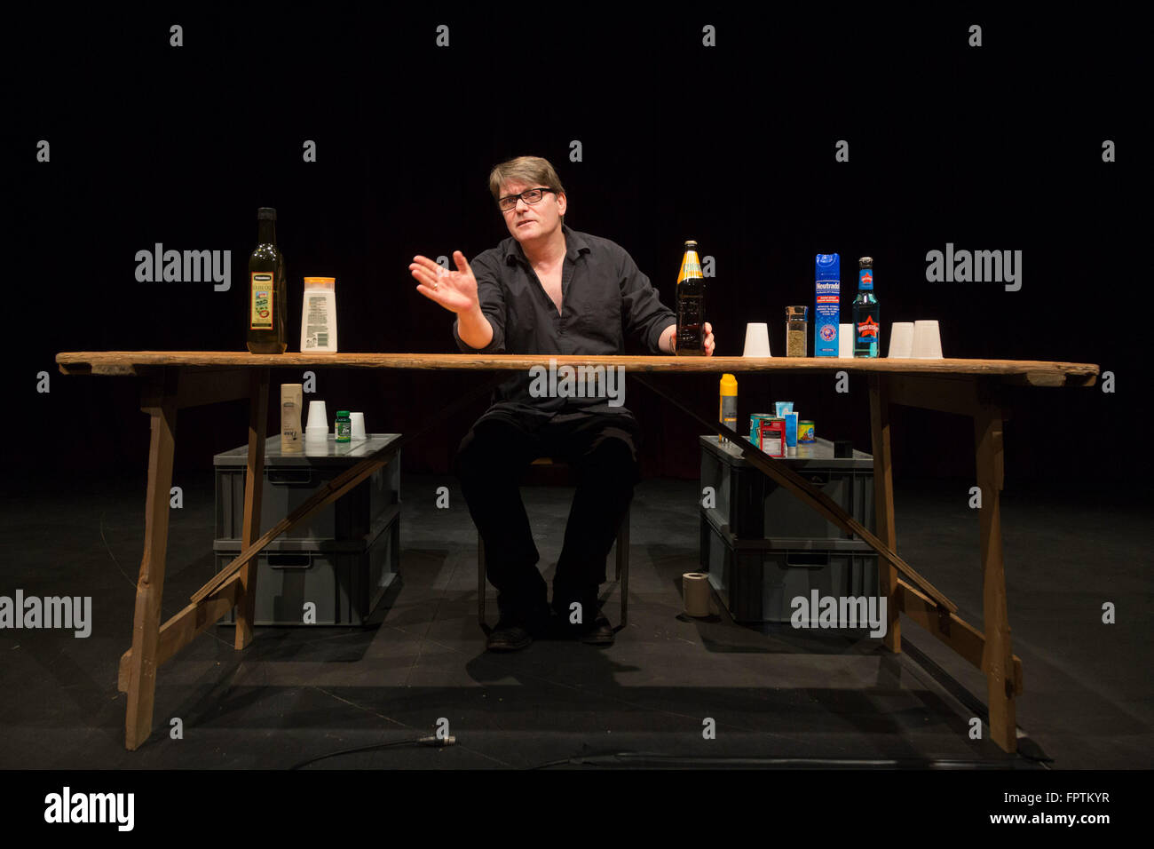 London, UK. 18 March 2016. British Group Forced Entertainment wins the ...