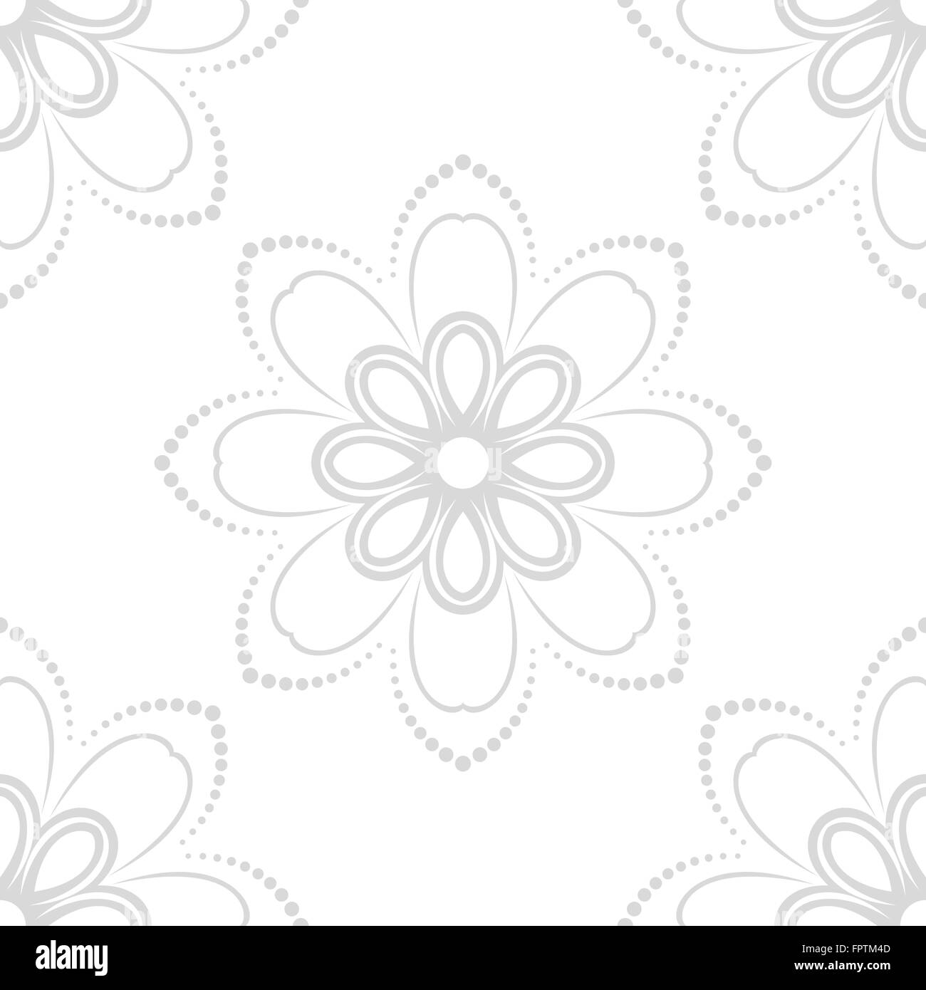 Floral Fine Seamless Pattern Stock Photo - Alamy