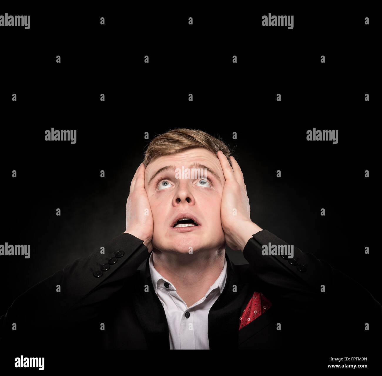 Feeling tense thinking hi-res stock photography and images - Alamy