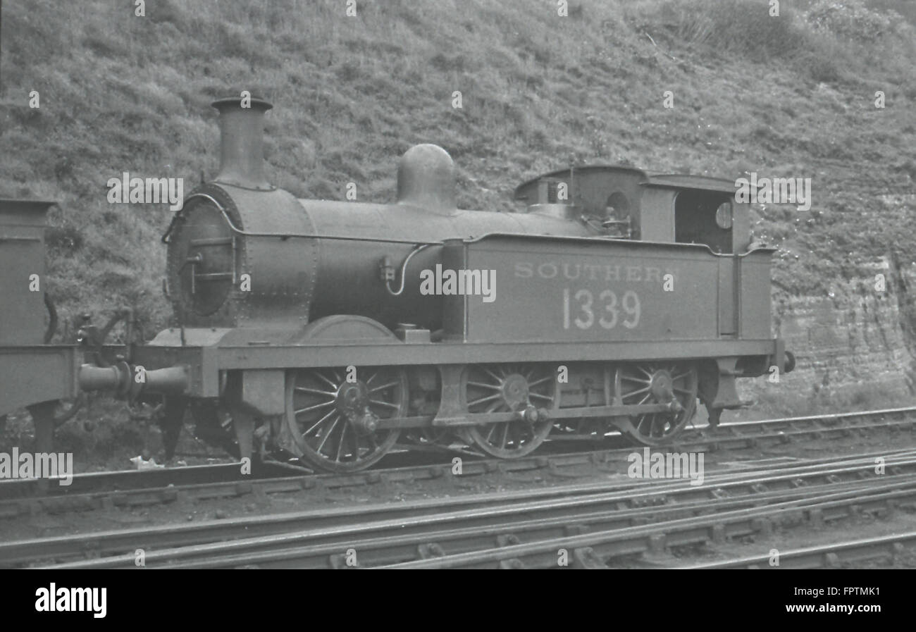 R1 Class 0-6-0T 1339 at Ashford before 1951 Stock Photo - Alamy