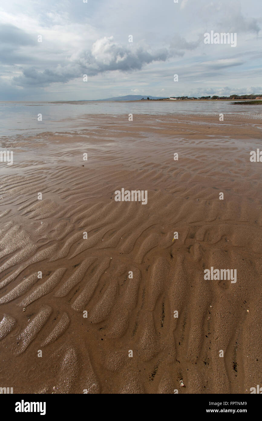 Solway Firth, Scotland. Picturesque view of the Solway Firth with the ...