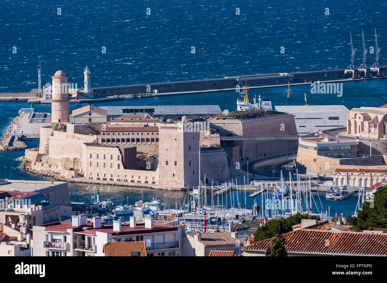 le Fort St Jean Marseille, Bouches du Rhone, 13, Paca,France Stock ...