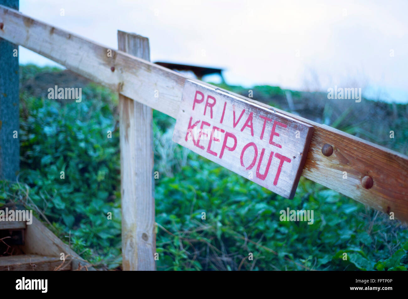 Private Keep Out Sign Stock Photo - Alamy