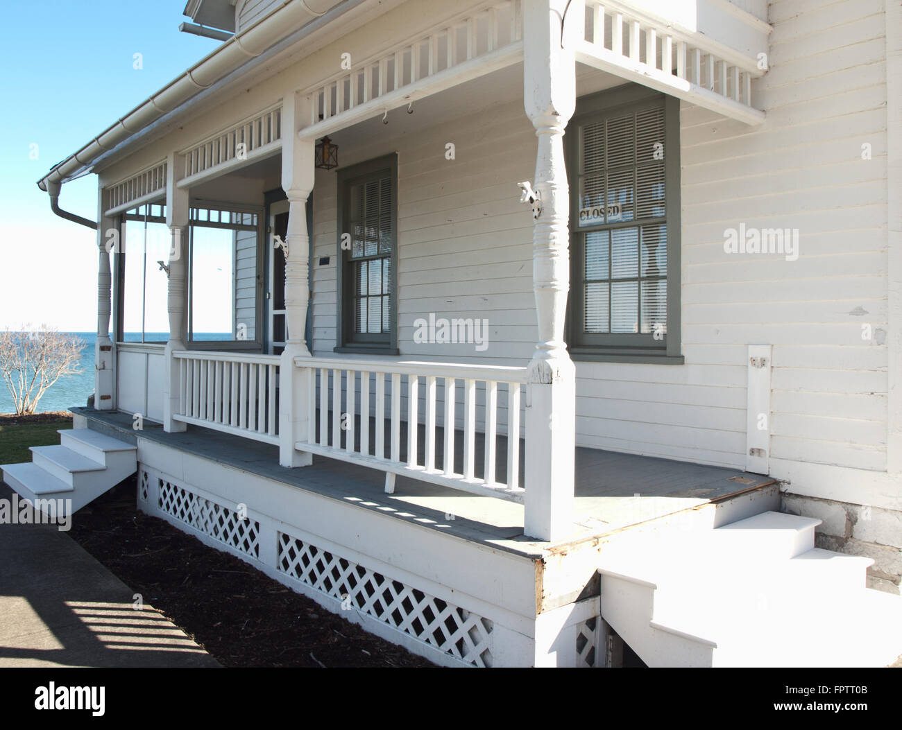 Wooden porches hi-res stock photography and images - Alamy