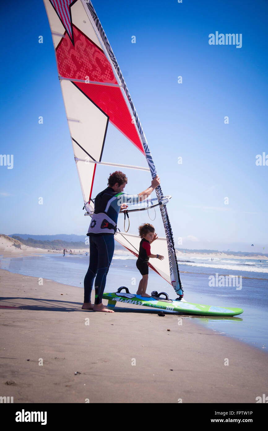 Windsurfing And Child Stock Photos & Windsurfing And Child Stock Images ...