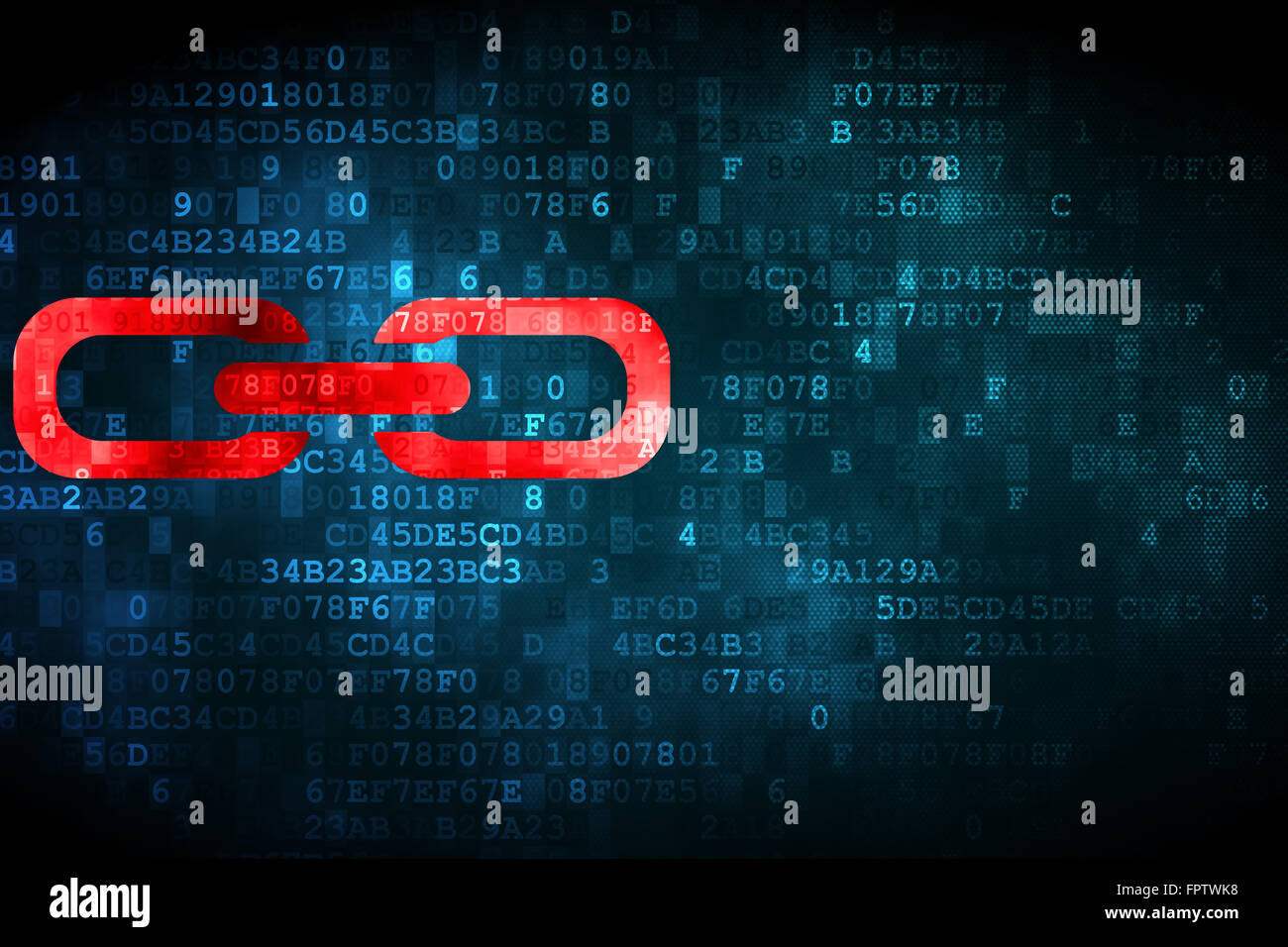 Web development concept: Link on digital background Stock Photo - Alamy