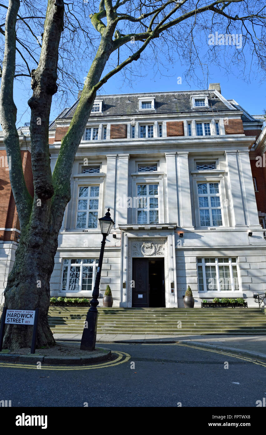 Former Metropolitan Water Board Offices Hardwick Street EC1 London ...