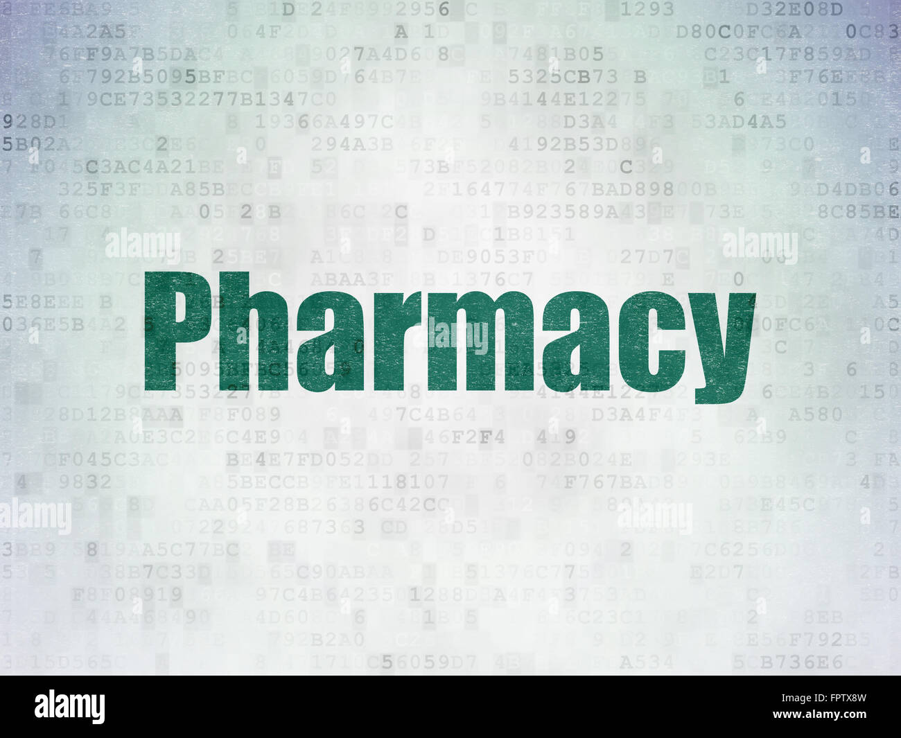 Healthcare concept: Pharmacy on Digital Paper background Stock Photo ...