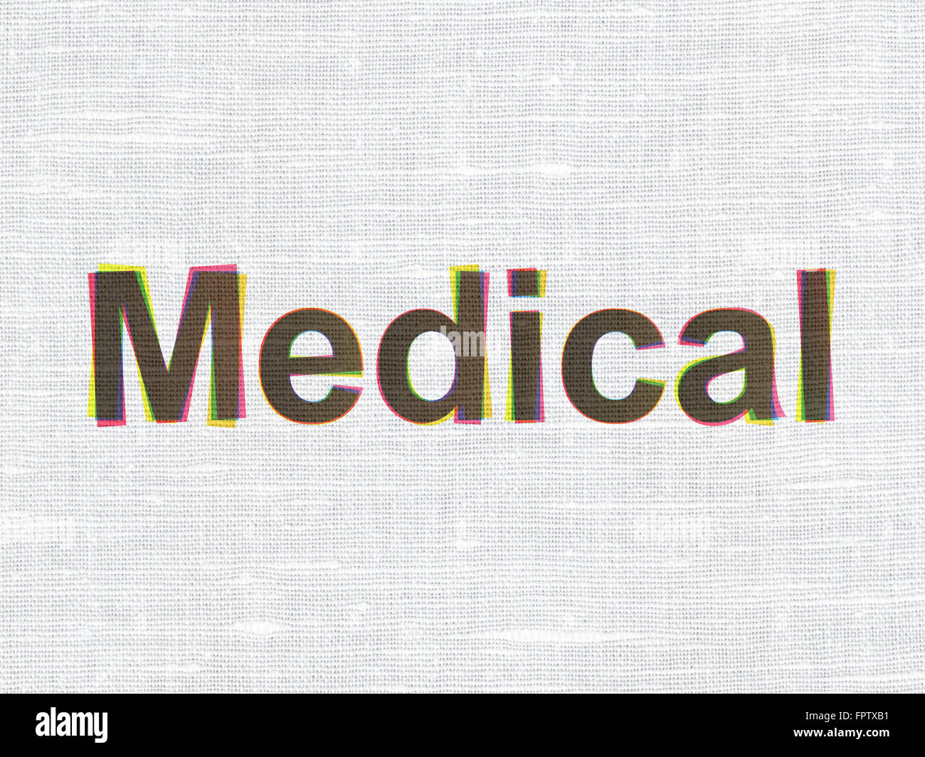 Healthcare concept: Medical on fabric texture background Stock Photo ...