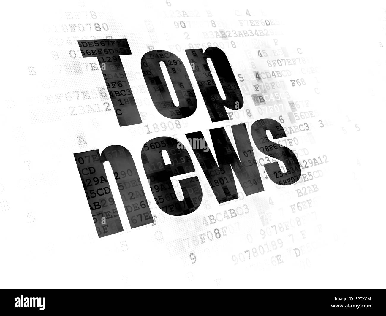 Top news Black and White Stock Photos & Images - Alamy