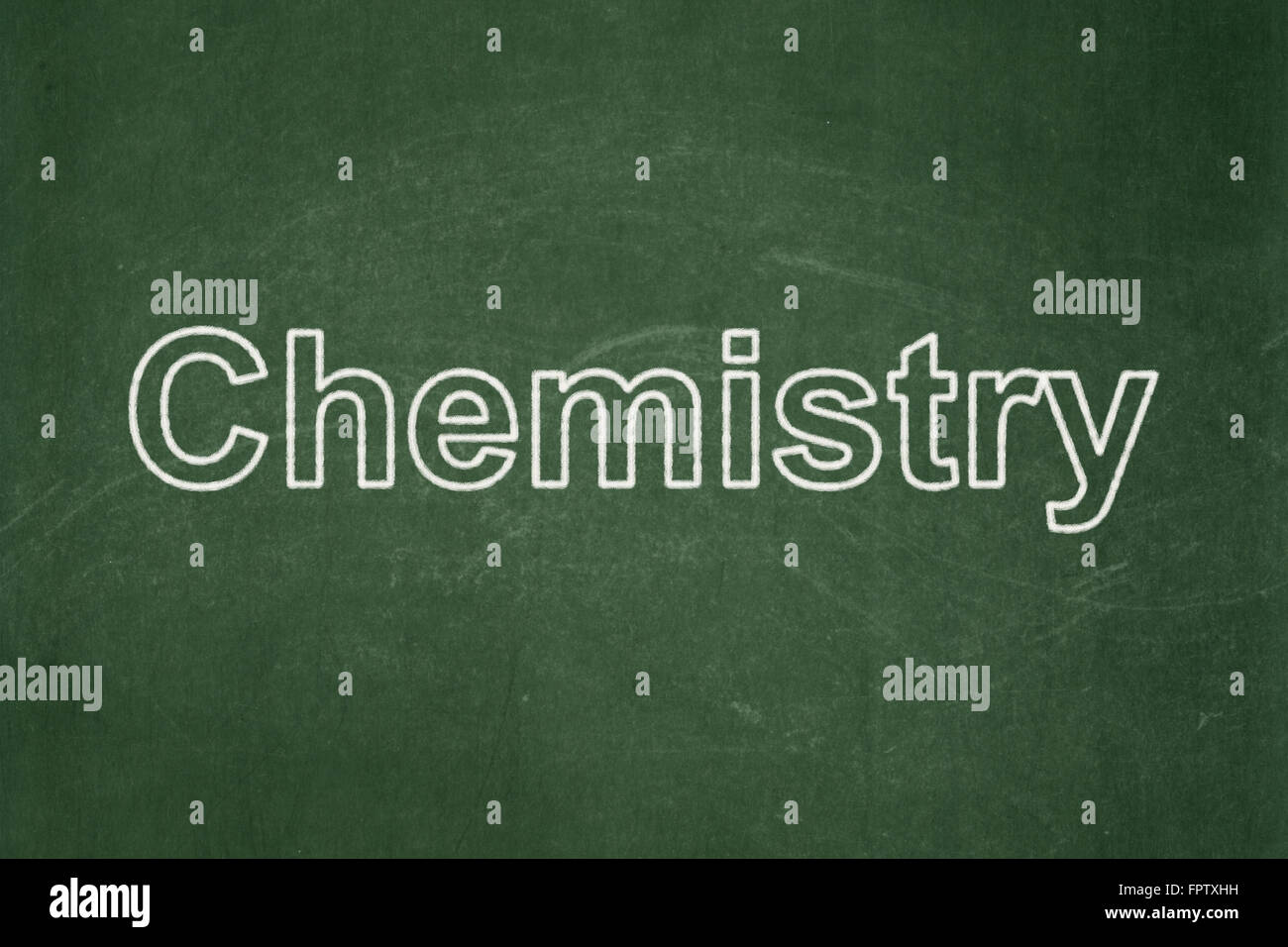 Education concept: Chemistry on chalkboard background Stock Photo - Alamy