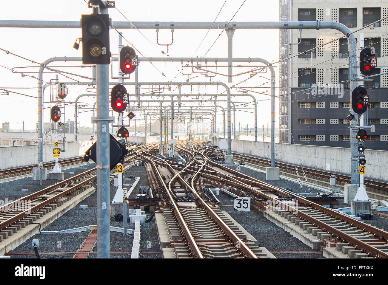 Many railway tracks hi-res stock photography and images - Alamy