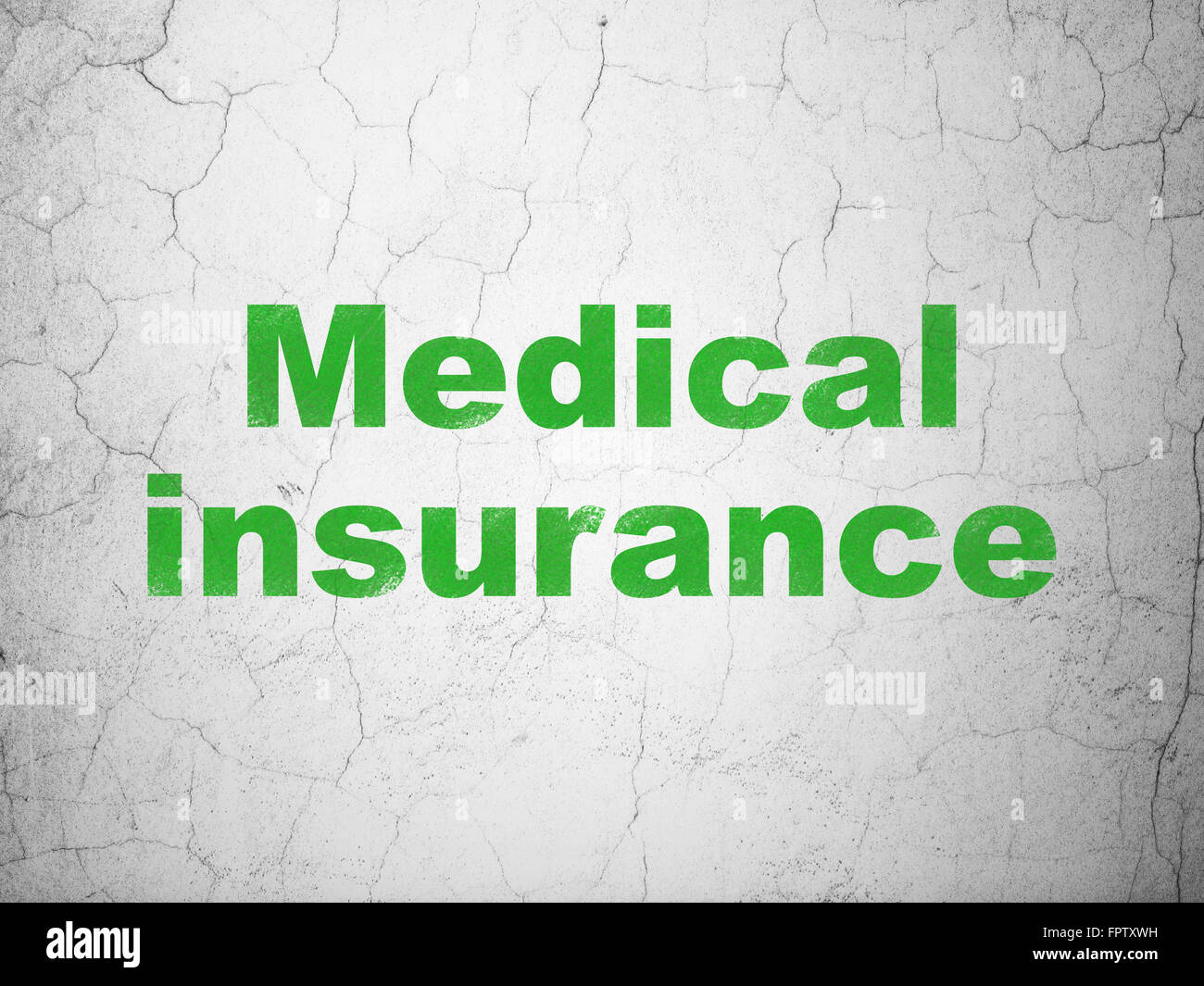 Insurance concept: Medical Insurance on wall background Stock Photo - Alamy