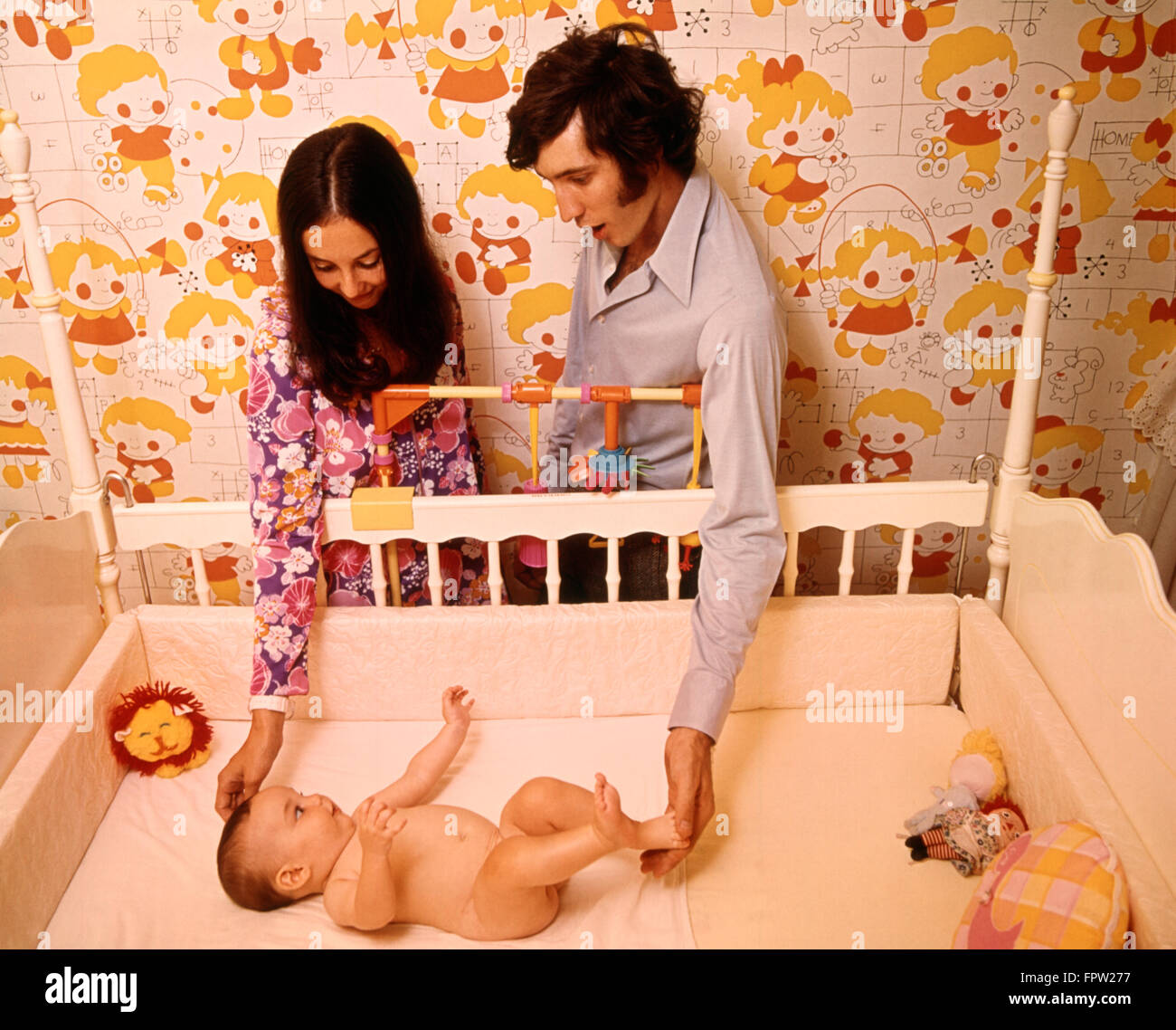 1970s Family Mother Father Kids High Resolution Stock Photography and ...