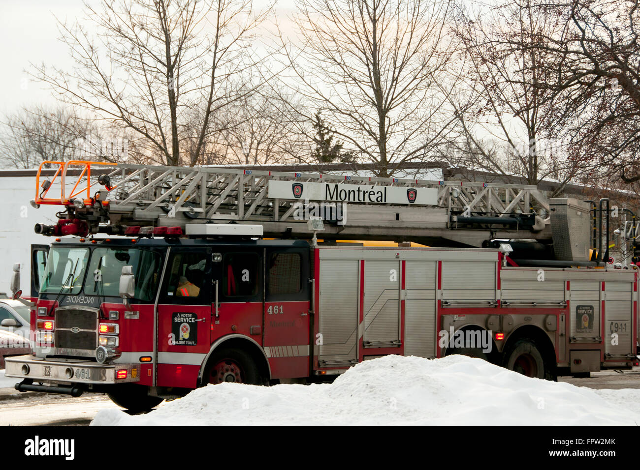 Montreal fire truck hi-res stock photography and images - Alamy