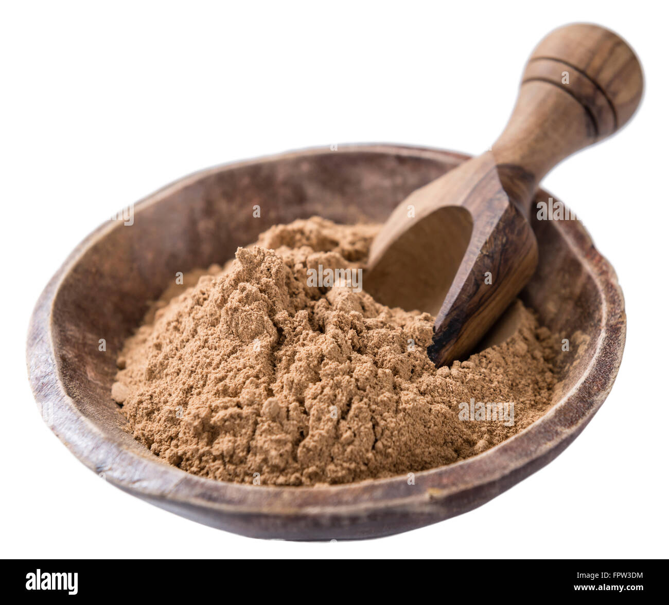 Portion of Galangal Powder isolated on white background Stock Photo - Alamy