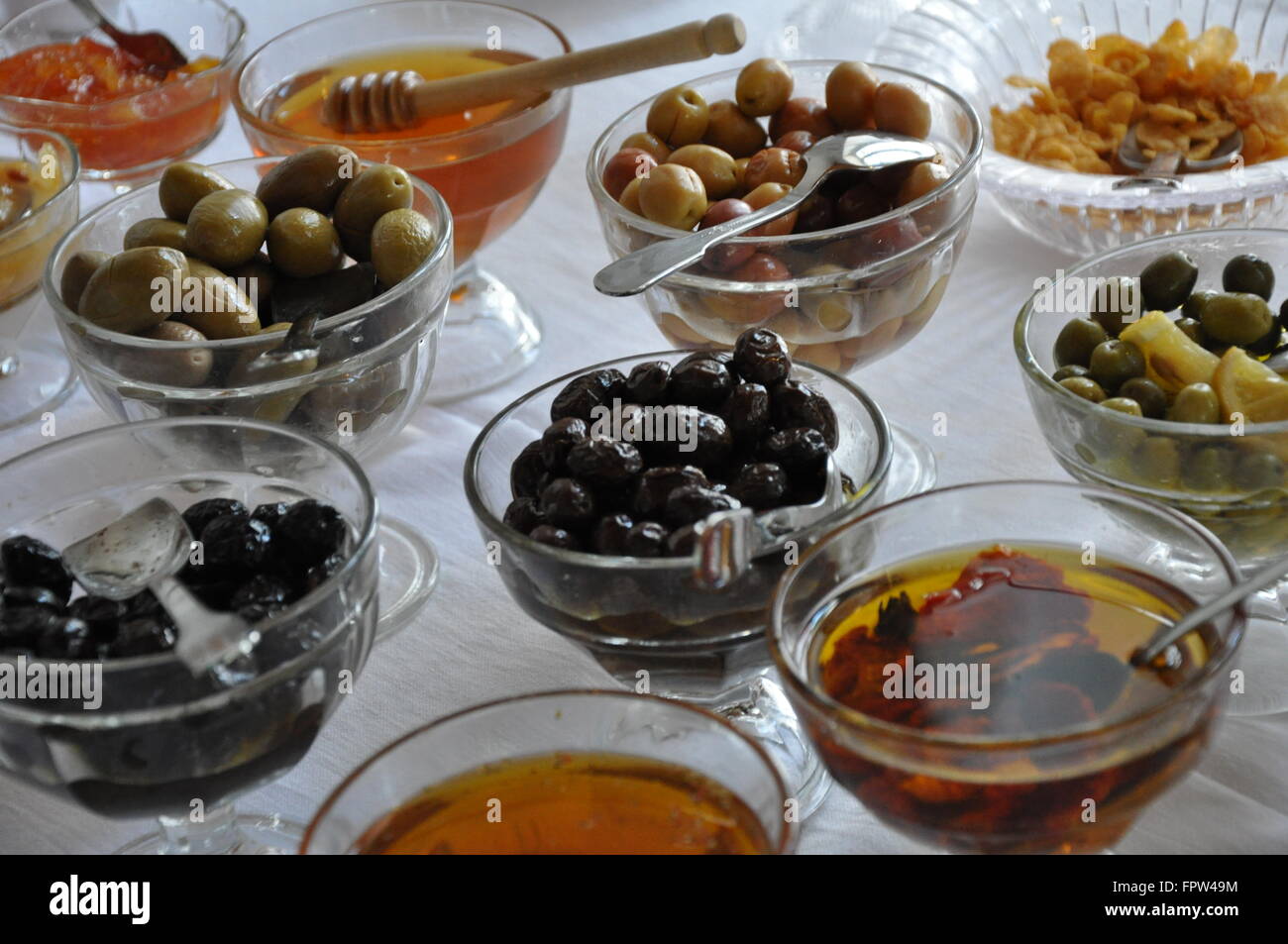a typical middle eastern breakfast Stock Photo - Alamy