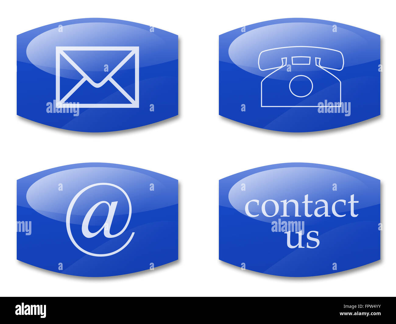 Our contact details Cut Out Stock Images & Pictures - Alamy