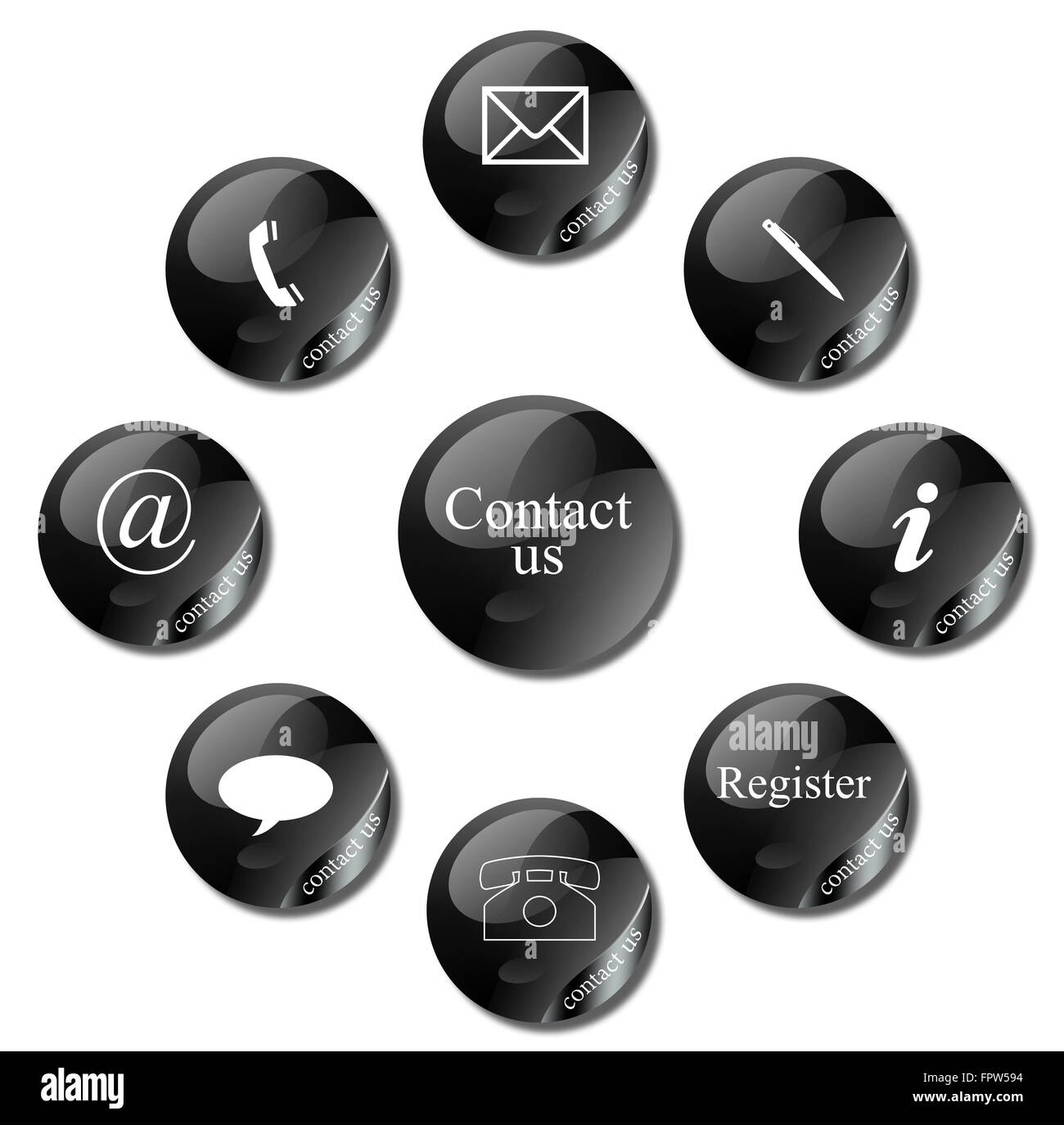 commercial contact signs for business Stock Photo - Alamy