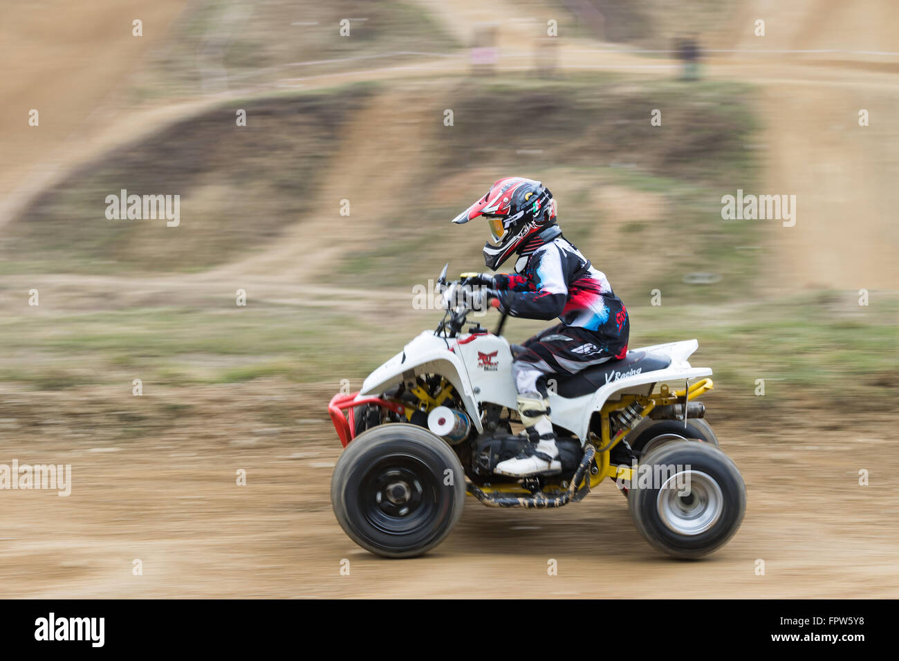 Boy quad bike hi-res stock photography and images - Alamy