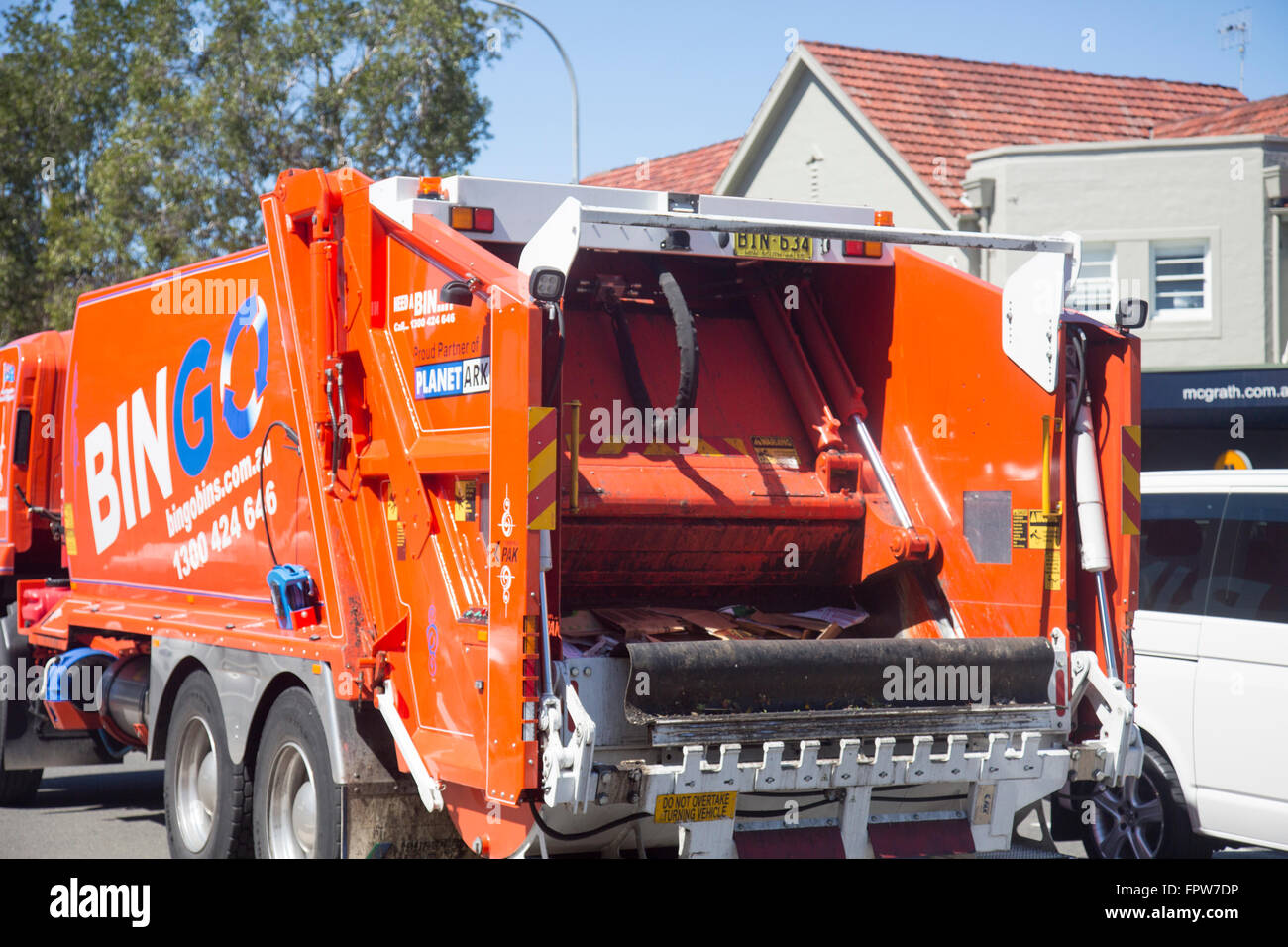waste garbage truck in sydney,australia Stock Photo - Alamy