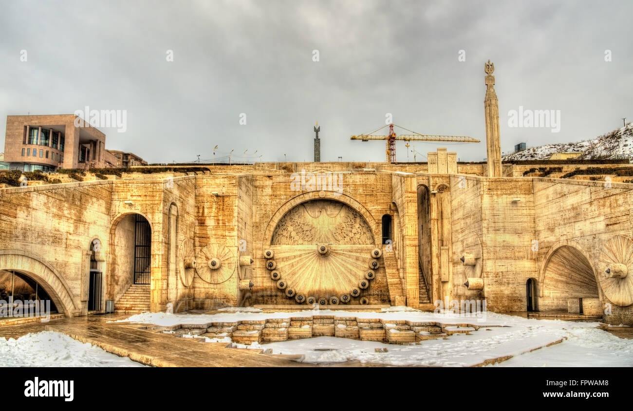 Cascade complex, a giant stairway in Yerevan Stock Photo - Alamy