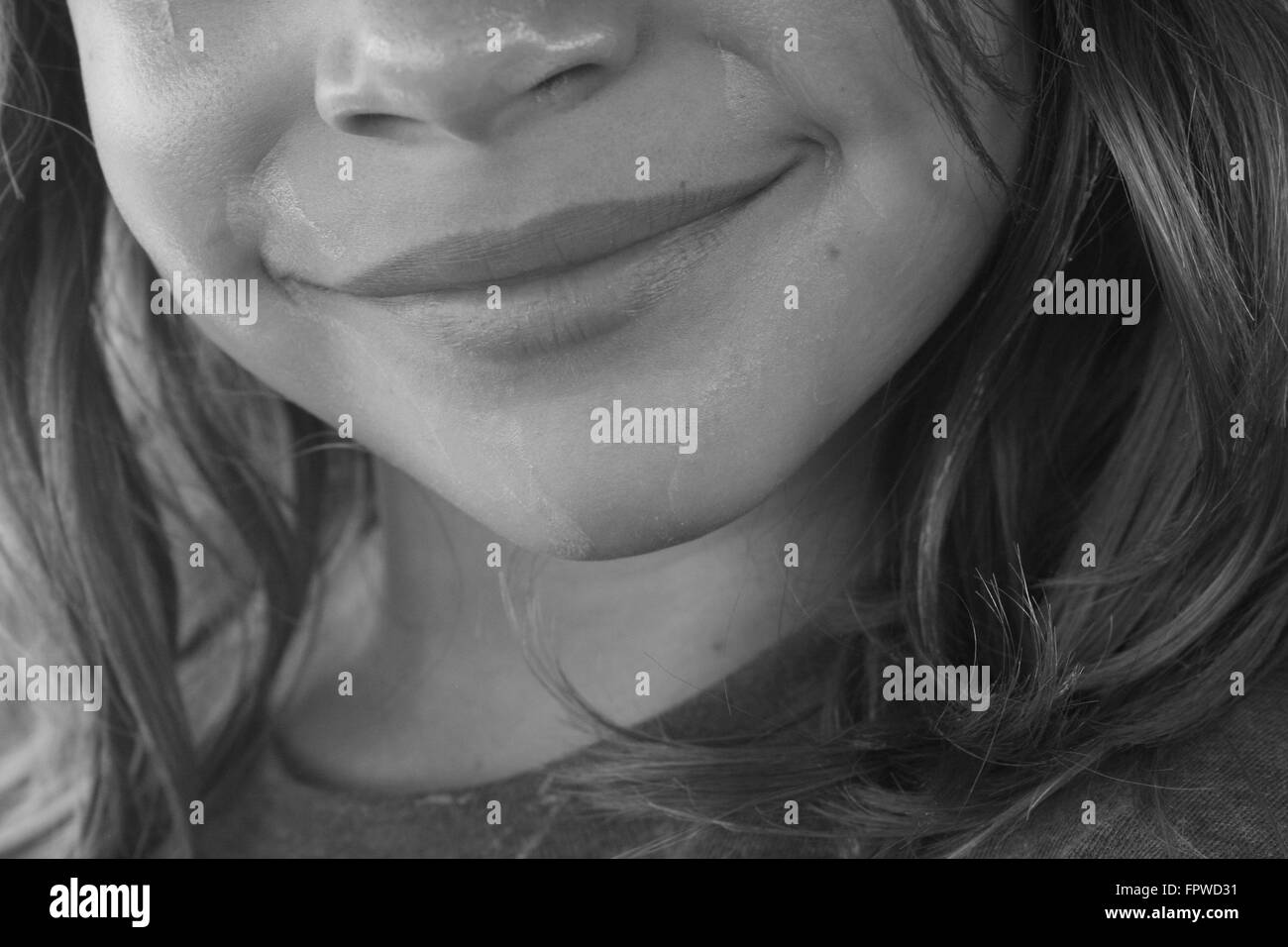 African American Baby Girl With Dimples