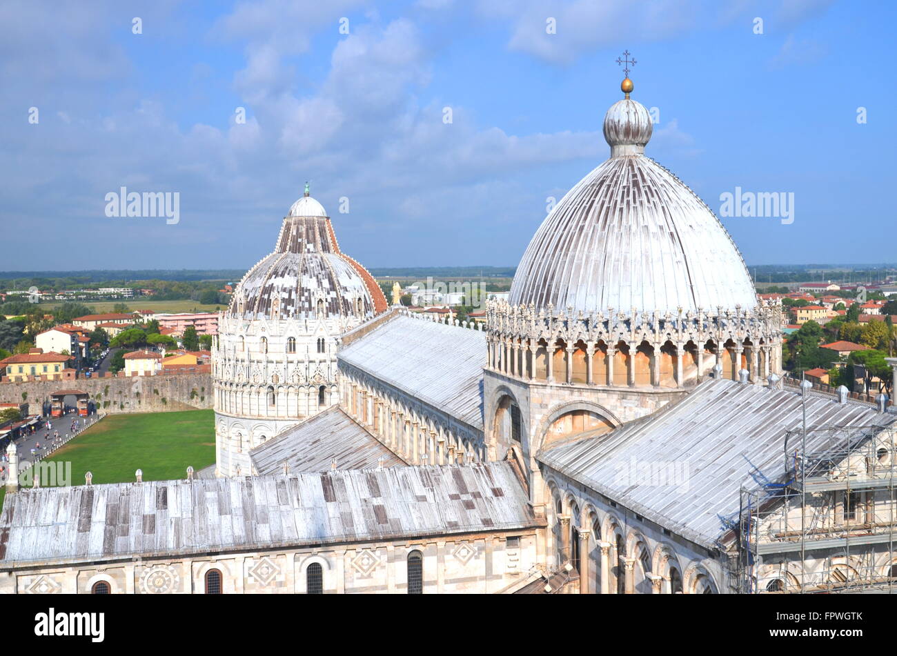 The leaning tower of pisa aerial hi-res stock photography and images ...