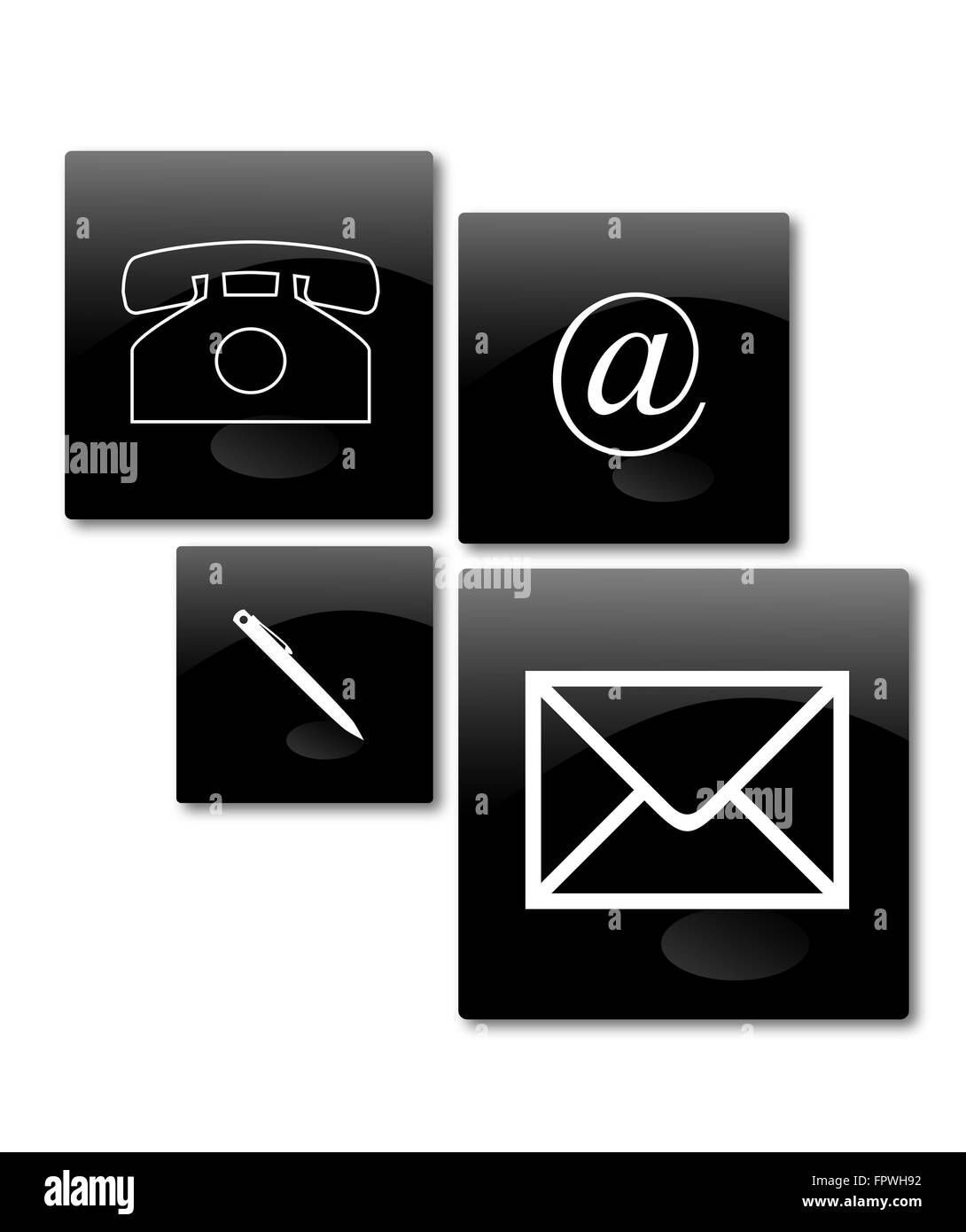 commercial contact signs for business Stock Photo - Alamy