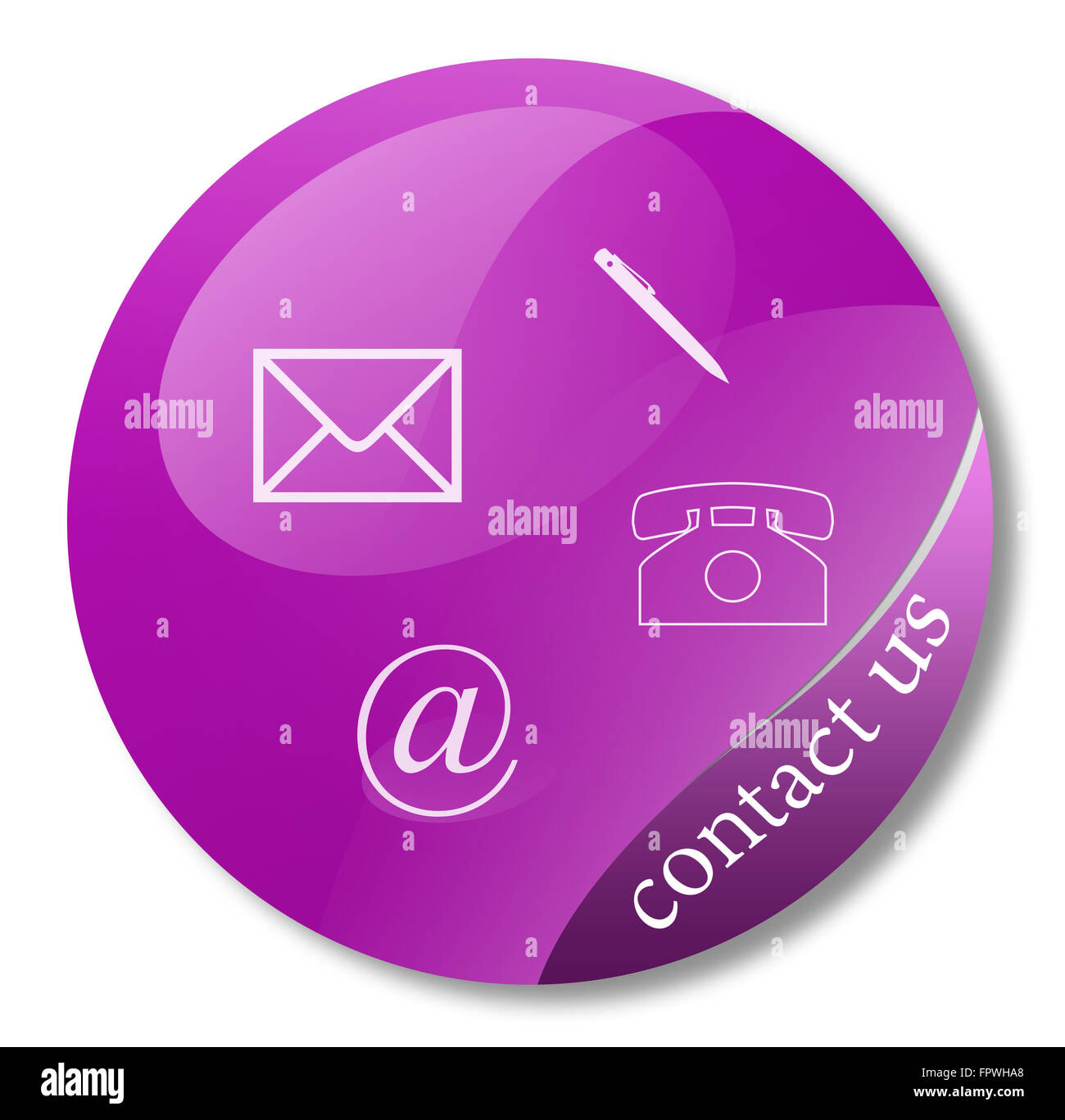 commercial contact signs for business Stock Photo - Alamy