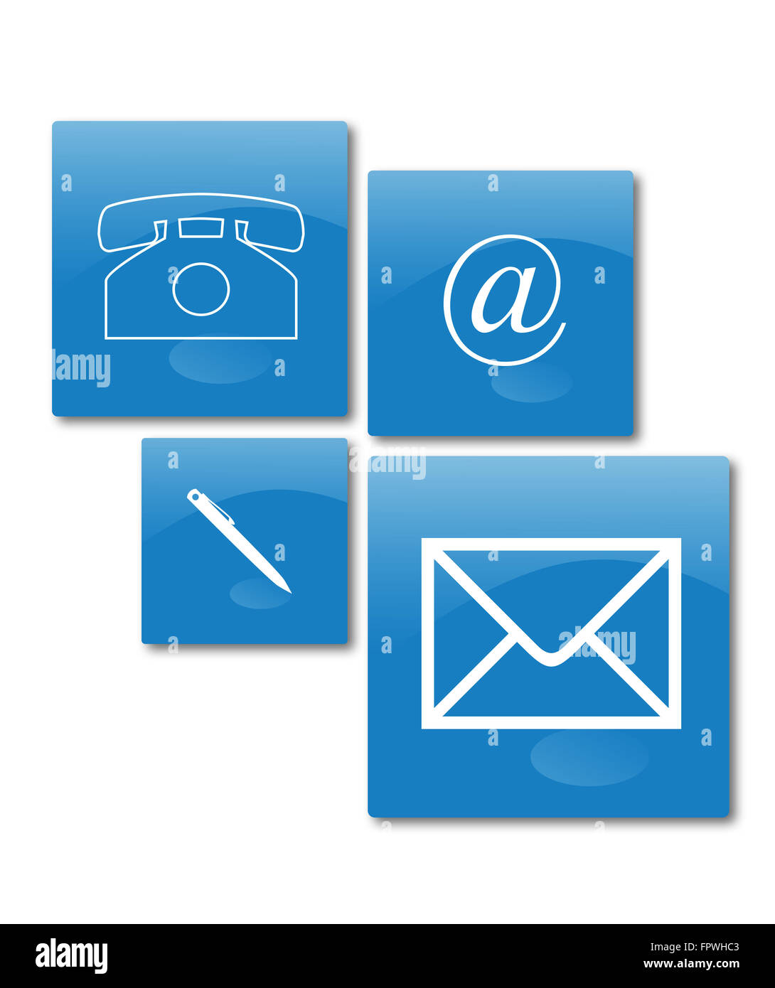 commercial contact signs for business Stock Photo - Alamy