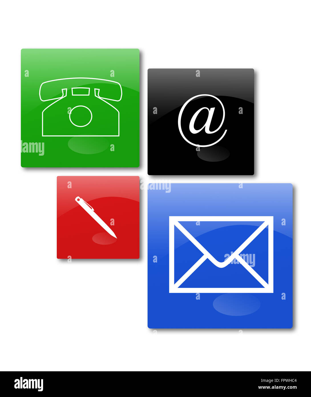 commercial contact signs for business Stock Photo - Alamy