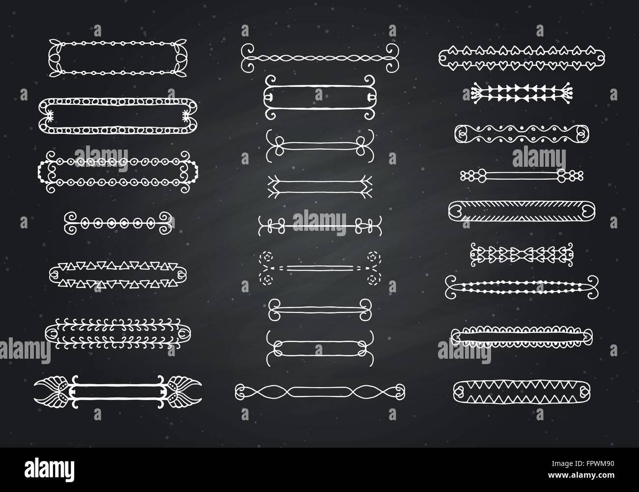 set of graphical design elements Stock Vector Image & Art - Alamy