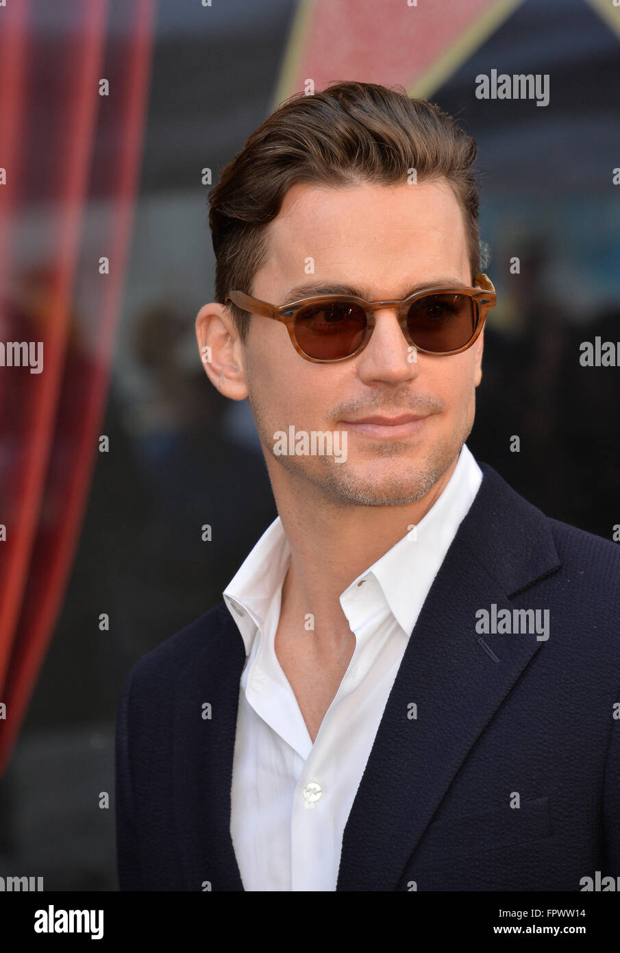 LOS ANGELES, CA - OCTOBER 12, 2015: Actor Matt Bomer on Hollywood ...