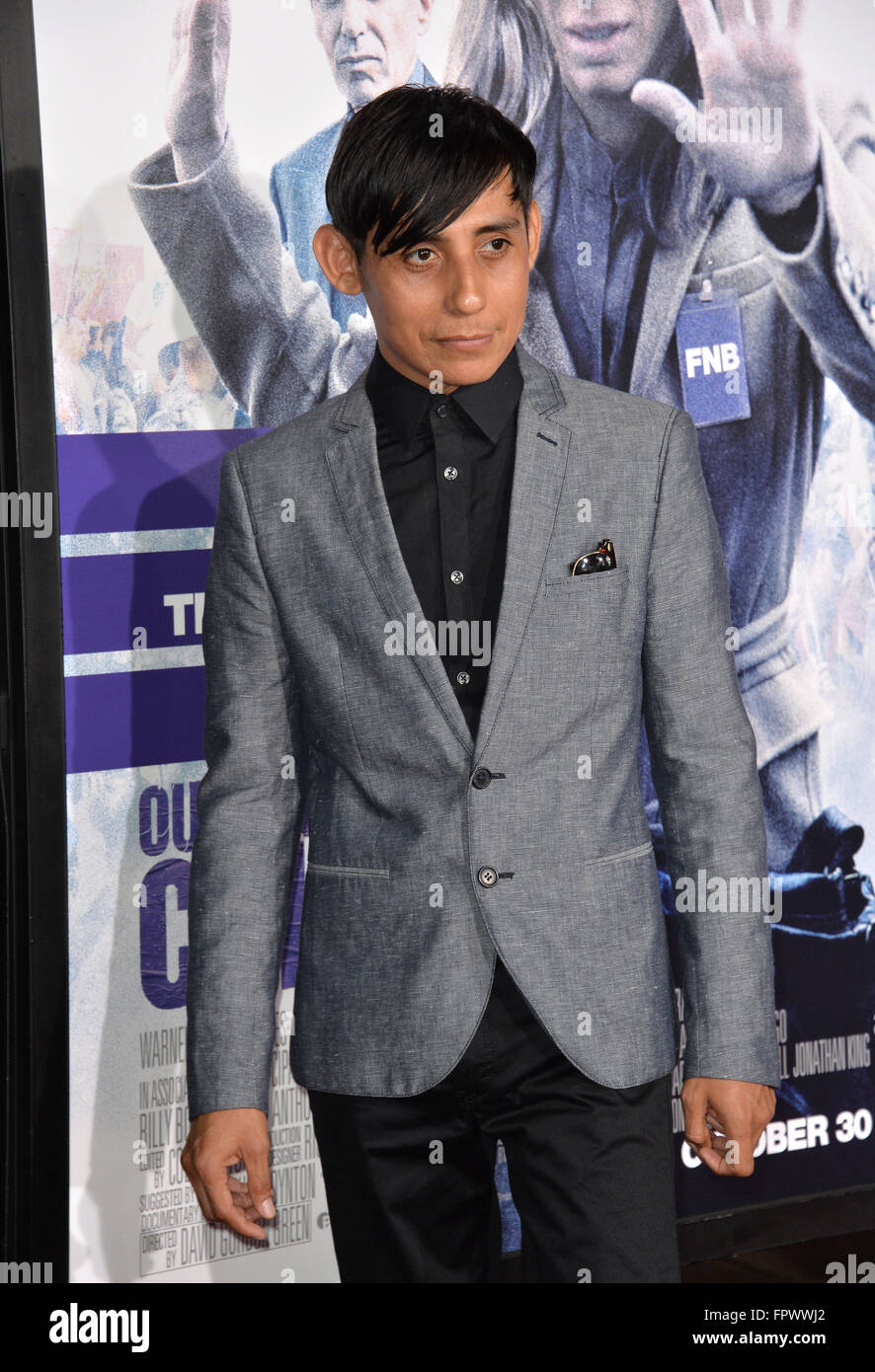 LOS ANGELES, CA - OCTOBER 26, 2015: Actor Luis Chavez at the Los ...