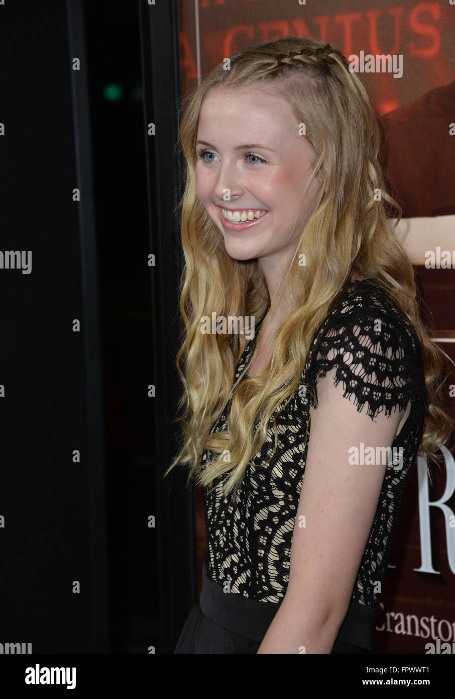 LOS ANGELES, CA - OCTOBER 27, 2015: Actress Becca Nicole Preston at the ...