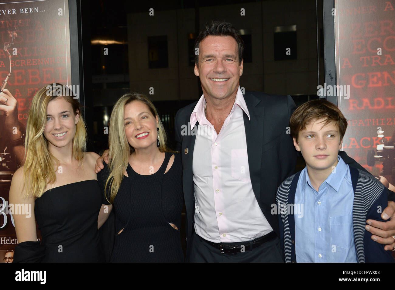 LOS ANGELES, CA - OCTOBER 27, 2015: Actor David James Elliott & wife ...