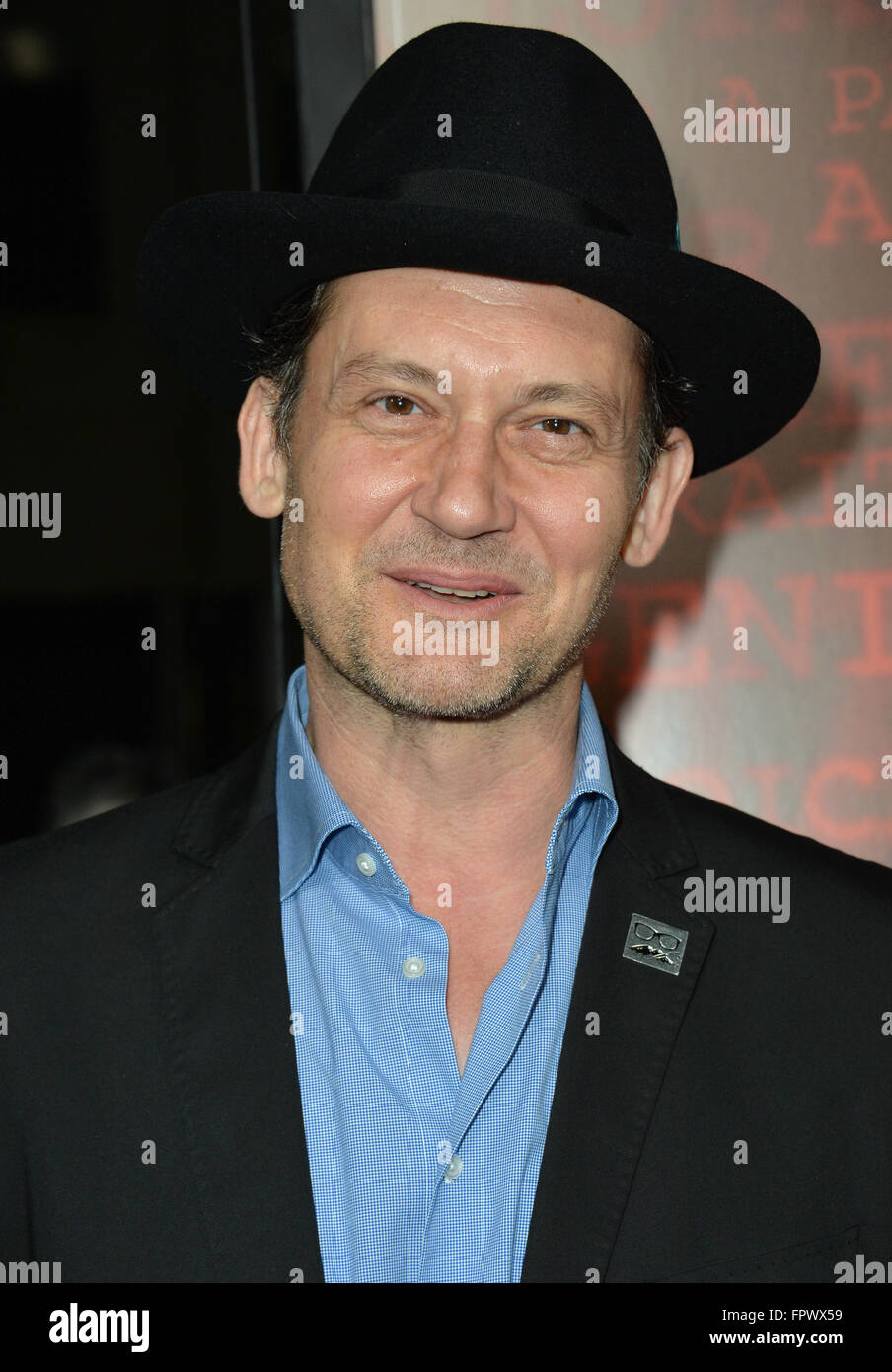 LOS ANGELES, CA - OCTOBER 27, 2015: Actor Johnny Sneed at the US ...