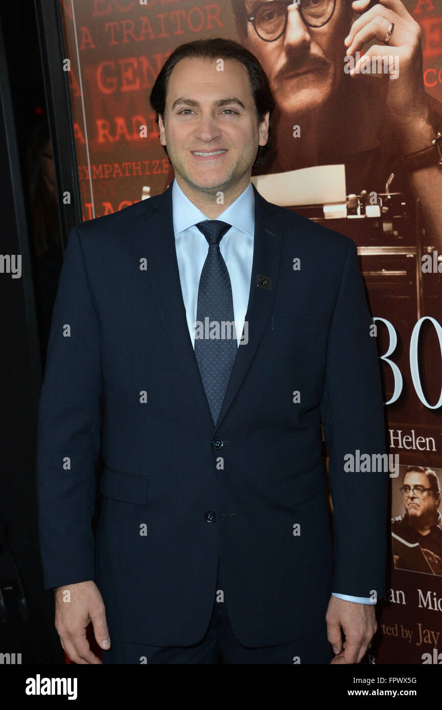 LOS ANGELES, CA - OCTOBER 27, 2015: Actor Michael Stuhlbarg at the US ...