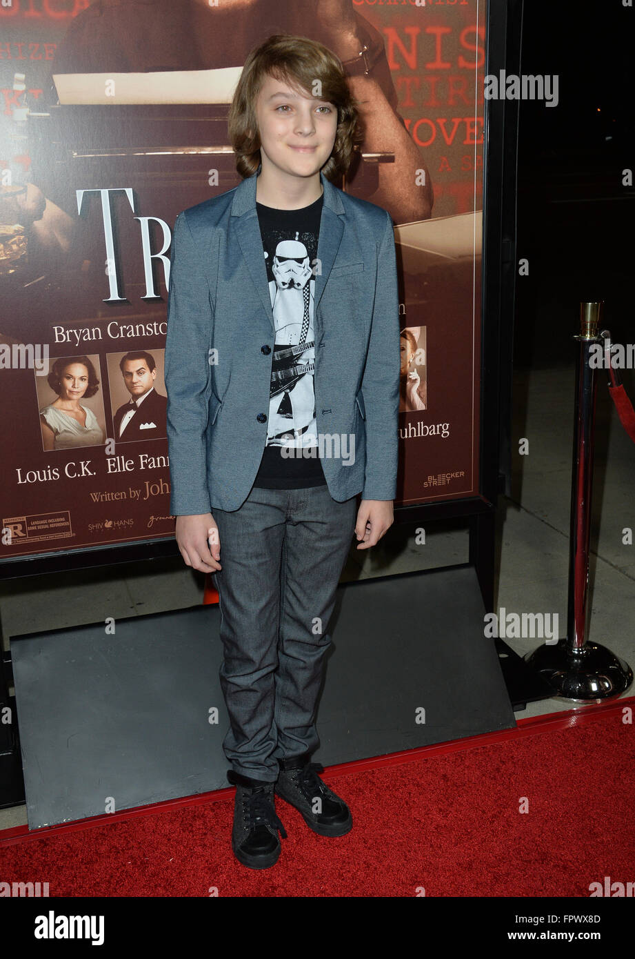 LOS ANGELES, CA - OCTOBER 27, 2015: Actor Toby Nichols at the US ...