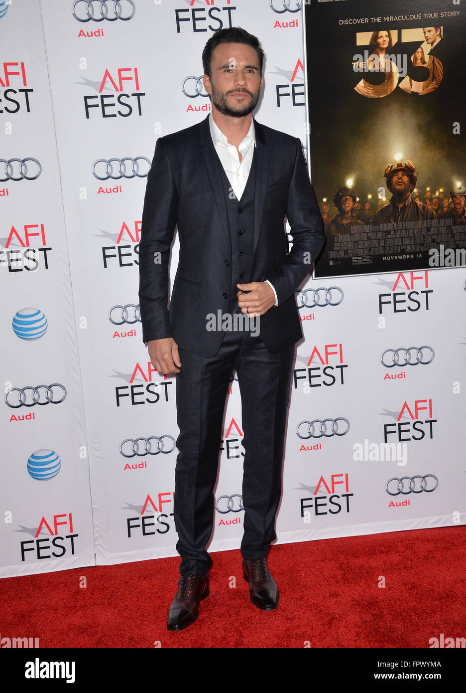LOS ANGELES, CA - NOVEMBER 9, 2015: Actor Juan Pablo Raba at the ...