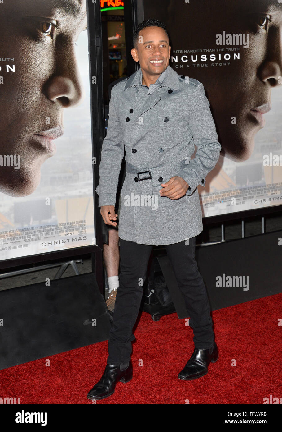 LOS ANGELES, CA - NOVEMBER 10, 2015: Actor Hill Harper at the premiere ...