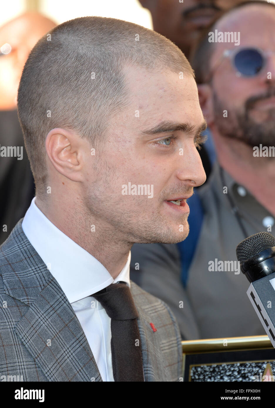 LOS ANGELES, CA - NOVEMBER 12, 2015: Actor Daniel Radcliffe on ...