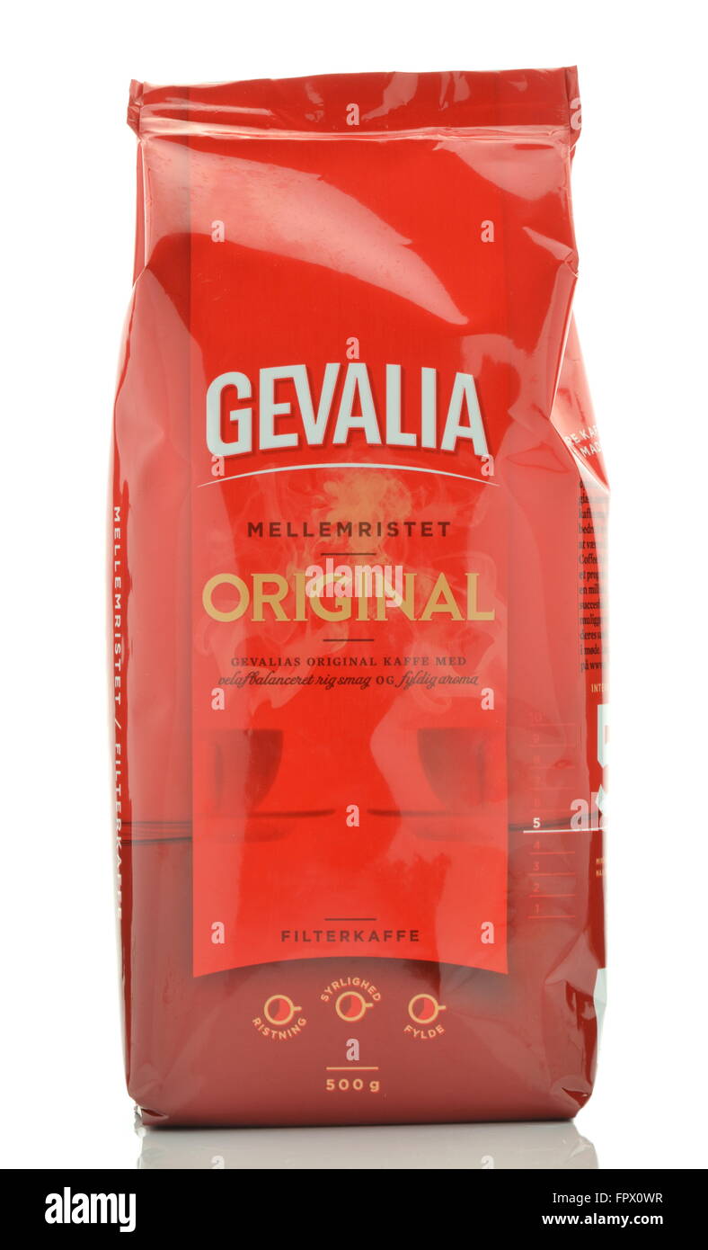 Gevalia Original coffee isolated on white background Stock Photo - Alamy