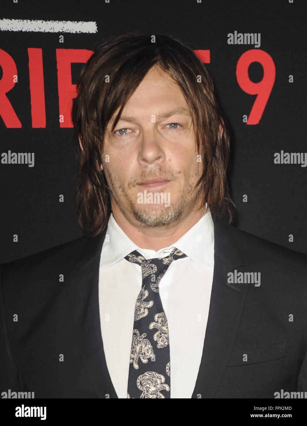 Film Premiere Triple 9 Featuring: Norman Reedus Where: Los Angeles ...