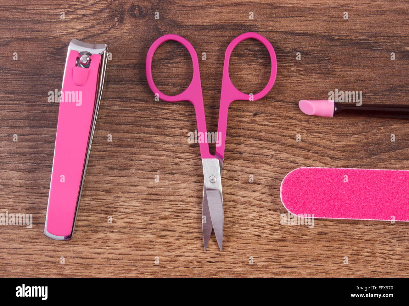 Accessories for manicure or pedicure, nail file, scissors, nail ...