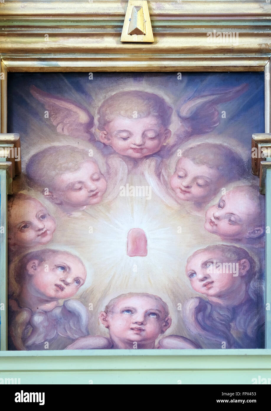 Altar angel architecture basilica hi-res stock photography and images ...