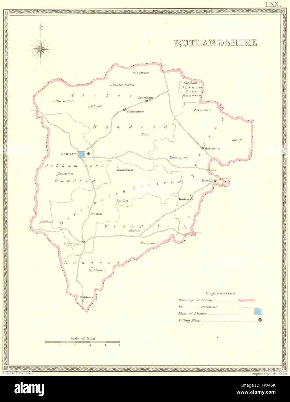 Rutland county outline hi-res stock photography and images - Alamy